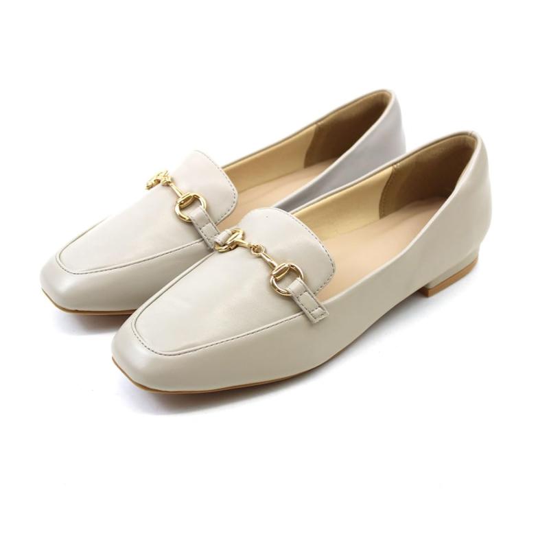 [Vivian] 感激ローファー パンプス レディース ビット フラット 2cm ローヒール V1374AL