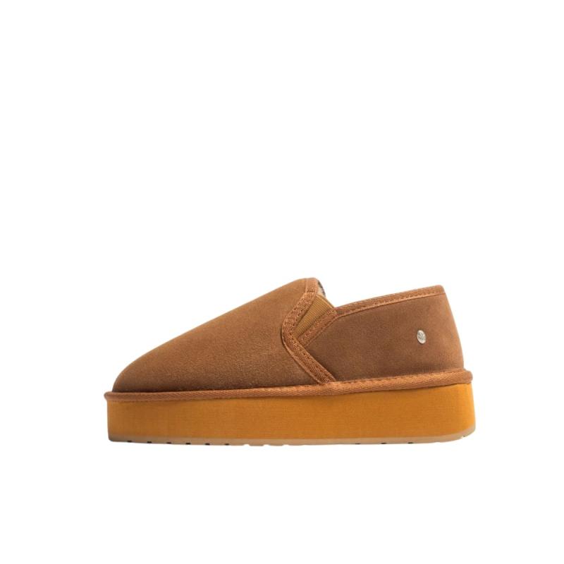 EMU AUSTRALIA(エミュオーストラリア) レディース StingerReefFlatformスリッポン【StingerReefFlatform】世界的にトレンドの厚底ムートンブーツ。4cm高のボリュームあるソール。スリッポンタイプ...