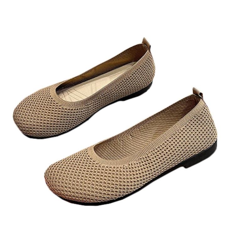 [BEIBANG] スリッポン レディース 軽い ローファー メッシュ 通気性 夏 パンプス フェミニン軽量 女性用 カジュアルシューズ 婦人靴ナースシューズBEIBANG❤アッパーはニットメッシュを採用して、通気性がアップ長い時間を履いて...