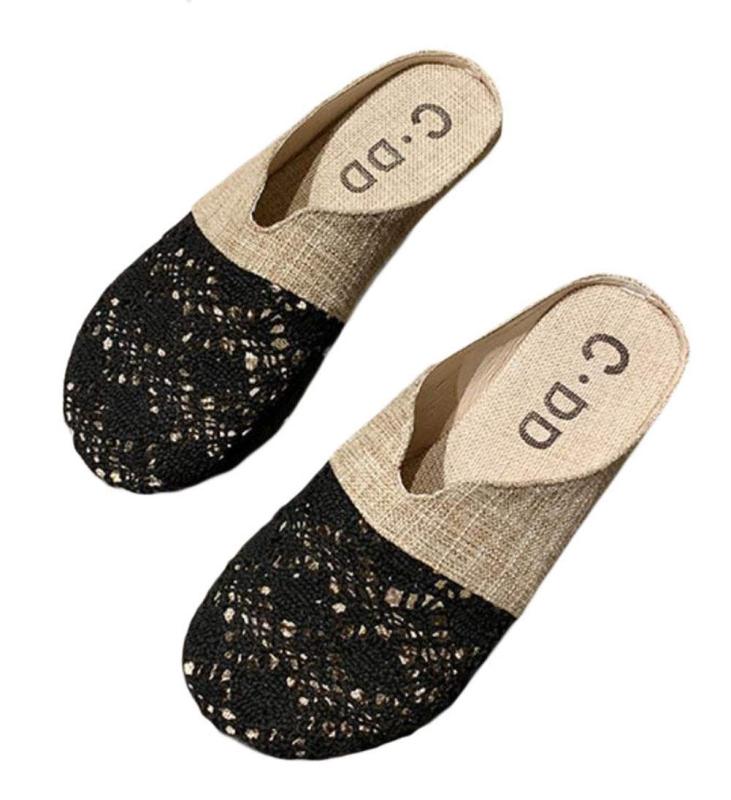 [ShuMing] シューズ レディース かかとなし スリッポン ぺたんこ 歩きやすい おしゃれ サンダル 履きやすい カジュアル スリッパ風 サボサンダル 夏夏や春秋にも適用するものです。通気性が良く、水分の吸湿や発散性に優れているため、...