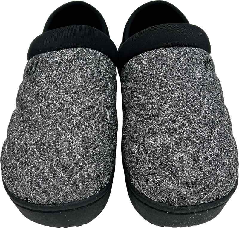 MEI(メイ) カジュアル シューズ PLATFORM GLITTER MOC 厚底 かかと踏める スリッポン SILVER素材・材質:アッパー/ポリエステル、ポリウレタン、ナイロン、別布/ポリエステル、ポリウレタン、ソール/合成底サイズチ...