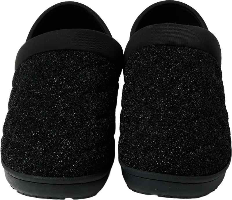 MEI(メイ) カジュアル シューズ GLITTER MOC かかと踏める スリッポン 2WAY素材・材質:アッパー/ポリエステル、ポリウレタン、ナイロン、別布/ポリエステル、ポリウレタン、ソール/合成底サイズチャート:S/22.5~23....