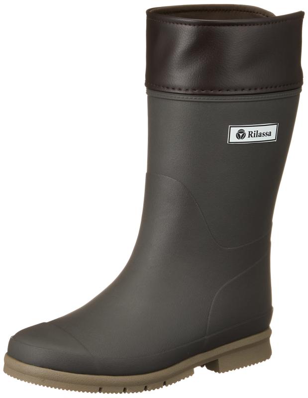 [リラッサ] 長靴 軽量 レインブーツ 作業靴 RS0225 レディースプラットフォームの高さ:1.5cm筒丈:26cm/履き口:34.5cm(計測サイズ:22.5~23.0cm)重さ:510g