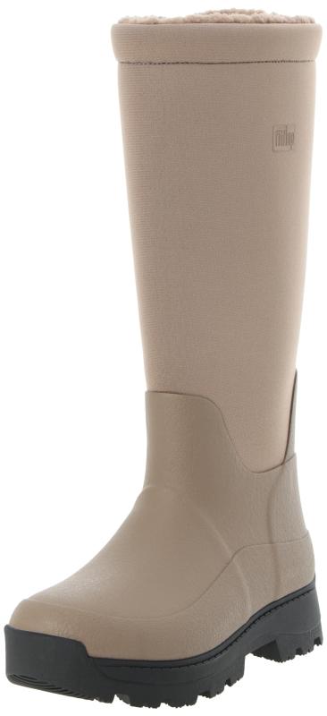 [フィットフロップ] レインブーツ WONDERWELLY ATB FLEECE-LINED ROLL-DOWN RAIN BOOTS レディース【WONDERWELLYソール】柔軟なソールと防水機能を合わせたレインブーツのテクノロジートー...