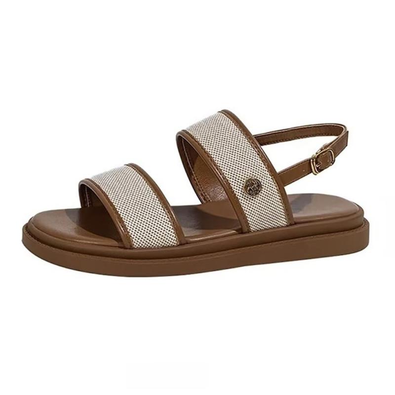 [Bageson] サンダル レディース 歩きやすい 美脚ナースサンダル アンクルストラップ オシャレ フラットサンダル表地: フェイクレザー　ヒールの厚さ：3cmオフィスや日常生活で気軽に履ける厚底サンダルです。ベルトはマジックテープを使...