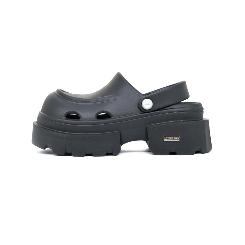 [MAXDAYZ] レディース Bekki トール クロッグ 厚底サンダル Womens Clogs maxFOM 柔らかい ライトウエイト エアインジェクション フォーム つま先保護 滑り止め 透気 OOTDmaxFOM: 軽い。柔らかい...