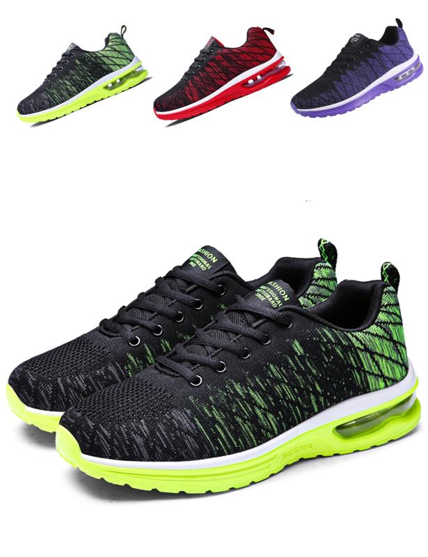 [WULAKESI] ランニングシューズ 【理学療法士推薦 衝撃吸収】スニーカー メンズ レディース エアクッション ウォーキングシューズ カジュアル ジョギング クッション 運動靴 厚底 防滑 軽量軽量デザイン：このシューズは軽量素材を使...