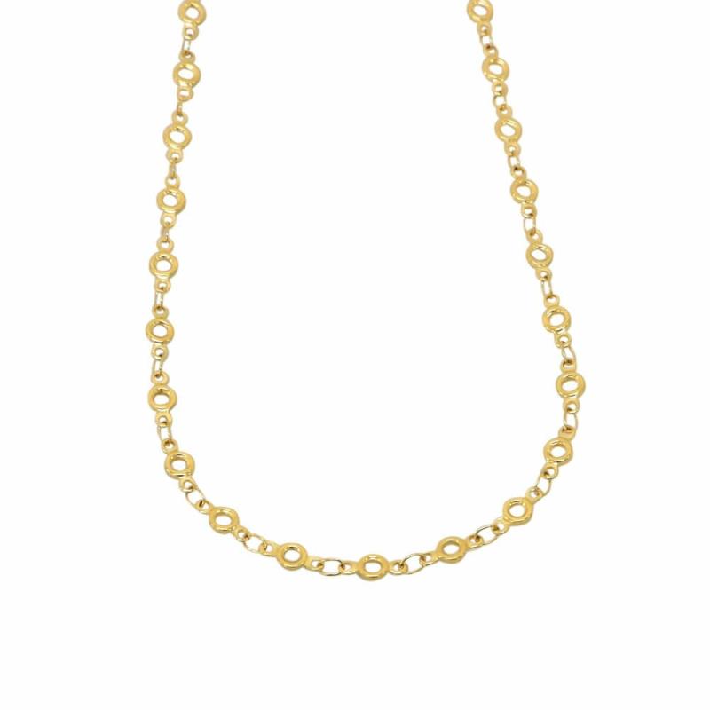 [mico.lor] ステンレス チェーン (3) ゴールド レディース サージカルステンレス 316L 金属アレルギー対応サイズ:長さ45cm 太さ4mm重さ :5.1g前後素材 :ステンレス製(金属アレルギー対応)