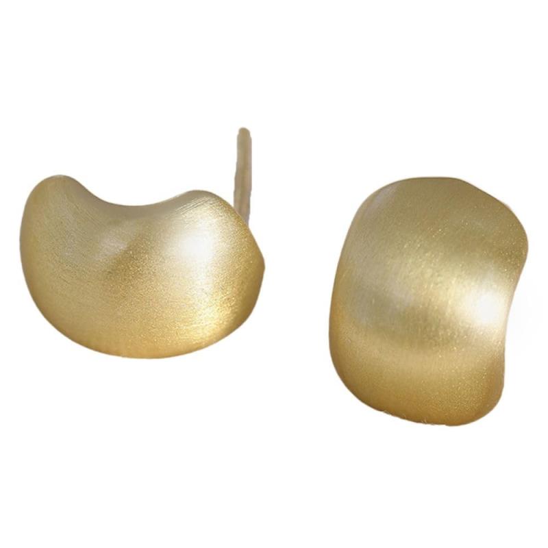 MORASTYLE ピアス レディース メンズ 金属アレルギー対応 シルバー925ポスト お洒落 ゴールド シルバー マット 大きめ シルバー925 ポール 人気 シンプル かわいい ぷっくりぷくっとしたフォルムがかわいいツヤなしピアスです...