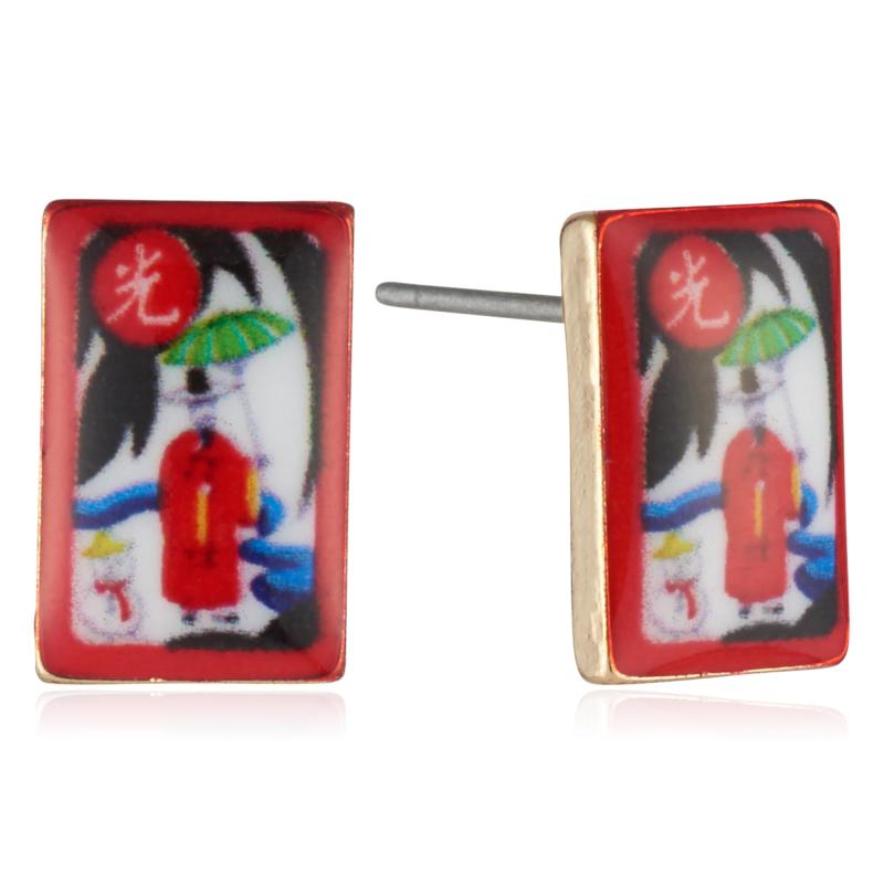 ankoROCK 韓国花札(花闘 ファトゥ)ピアス商品の図柄はデザインの性質上、裁断箇所などにより1点1点微妙に異なります。お届けする商品が写真と若干異なる場合がございますが、必ず予めご了承下さい。