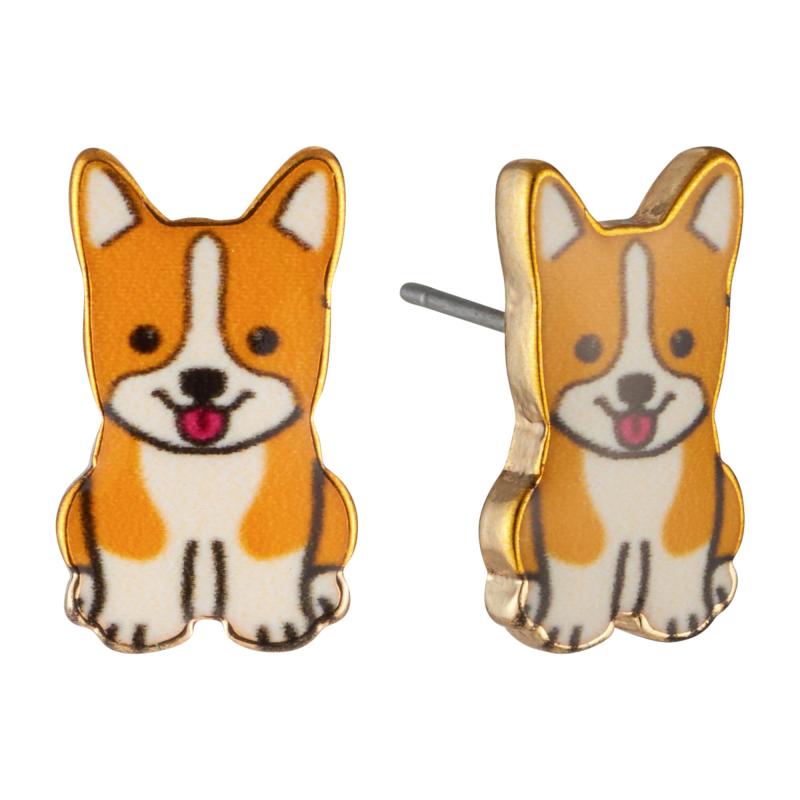 ankoROCK 犬ピアス商品の図柄はデザインの性質上、裁断箇所などにより1点1点微妙に異なります。お届けする商品が写真と若干異なる場合がございますが、必ず予めご了承下さい。