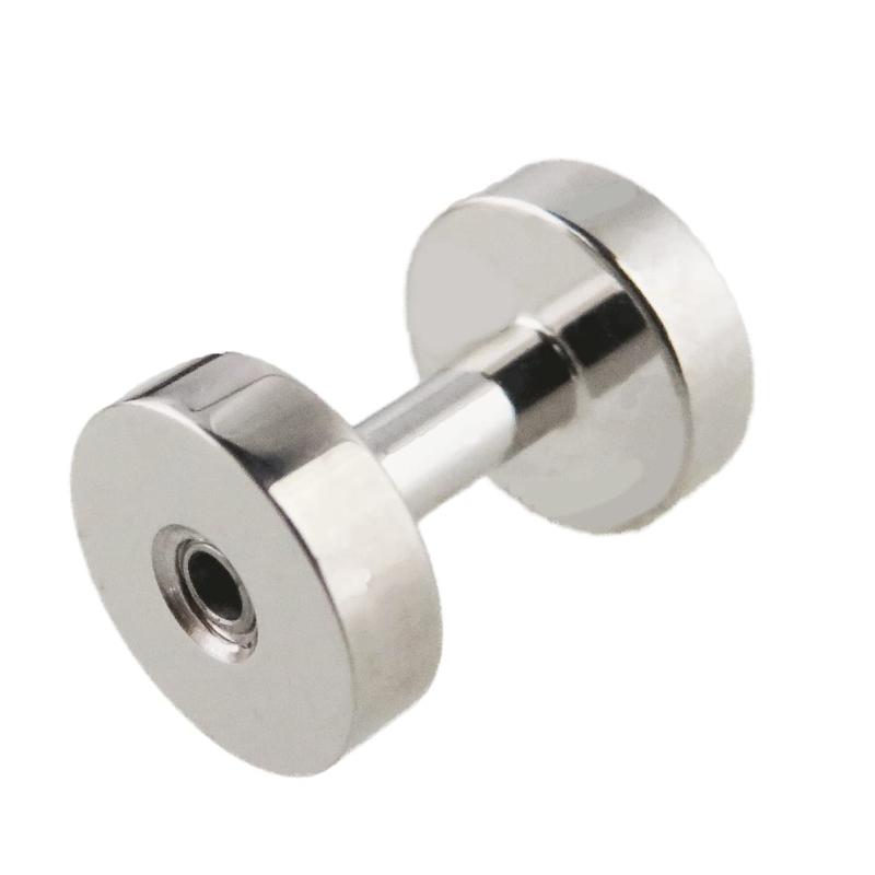 [PIAcollection] ボディピアス フレッシュトンネル 10G 2.5mm シルバーカラーステンレス frt10gsv素材：ステンレス316L ゲージ/10G(2.5mm)　 全長 約10mm 内径：6mm ヘッド径：7mm