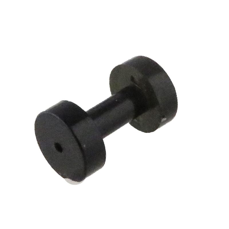 [PIAcollection] 透明ピアス フレッシュトンネル アクリル 6G ブラック 不透明 ボディピアス ボディーピアス イヤーロブ アウターコンク トラガス インナーコンク frtac6bk素材：アクリル ゲージ:6G(約4mm) ...