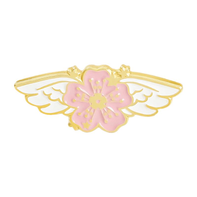 Miao Miao Mind桜の花組み合わせ 5個入り ブローチ 合金 金属ブローチバッジ ブローチ 服の飾り付け ブローチピン 繰り返し 使いやすい 胸のバッジ 記章 学生 閨の友 カップル 友達 結婚式 ギフ