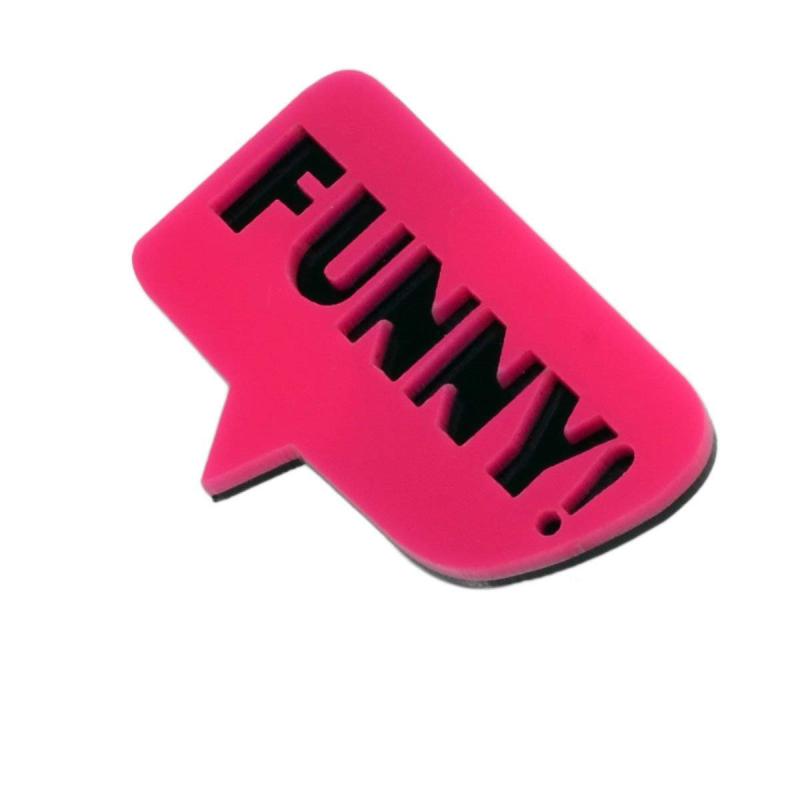 【ブローチ】 アクリル 吹き出し モチーフ チャーム ピン バッグ ;AMBRO-011【サイズ】約29mm×41mm【素材】アクリル　合金カラーにつきましては、ケータイ、パソコンのモニター環境により、異なって見える場合がございます。予めご...