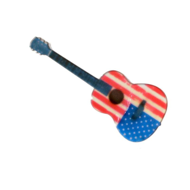 【ブローチ】 アクリル ギター モチーフ チャーム ピン バッグ ;AMBRO-008【サイズ】約20mm×54mm【素材】アクリル　合金カラーにつきましては、ケータイ、パソコンのモニター環境により、異なって見える場合がございます。予めご了...