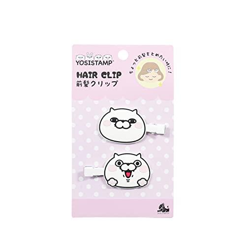 ソロモン商事 YOSISTAMP ヘアクリップ HAIR CLIP ぬこさん (NUKO) ヨッシースタンプYOSISTAMP ヘアクリップサイズ：約30×20(mm)素材：ゴム、金属製造国：中国