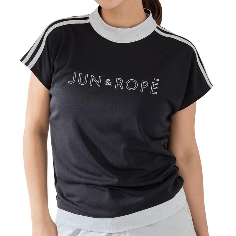 [ジュン＆ロぺ] 吸水速乾 フロントロゴラメコンビプルオーバー シロメイン Sサイズ (cm) : S : 着丈 : 57・肩幅 : 39・バスト : 103.5・そで丈 : 11カラー : シロメイン (10)素材 : ポリエステル 10...