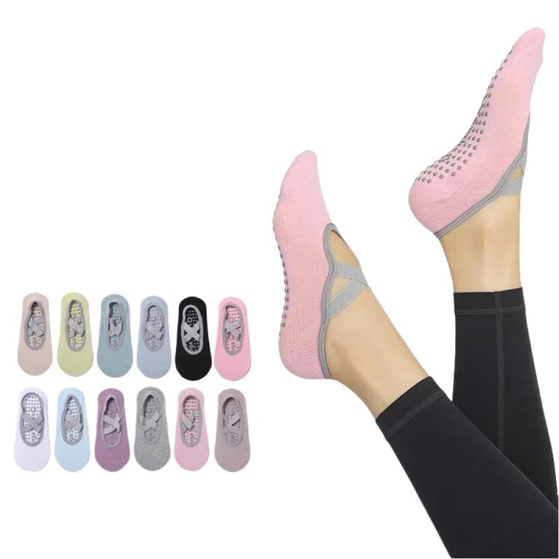 [MEIGUMII HOME] ヨガソックス 5本指 2足組 レディース ヨガソックス 滑り止め 3D ピラティス 靴下 通気性 抗菌防臭 速乾 色あせない 汗対策 おしゃれ 室内運動 ダンス バレエ ジム用 フリーサイズ【セット内容】ヨガ...