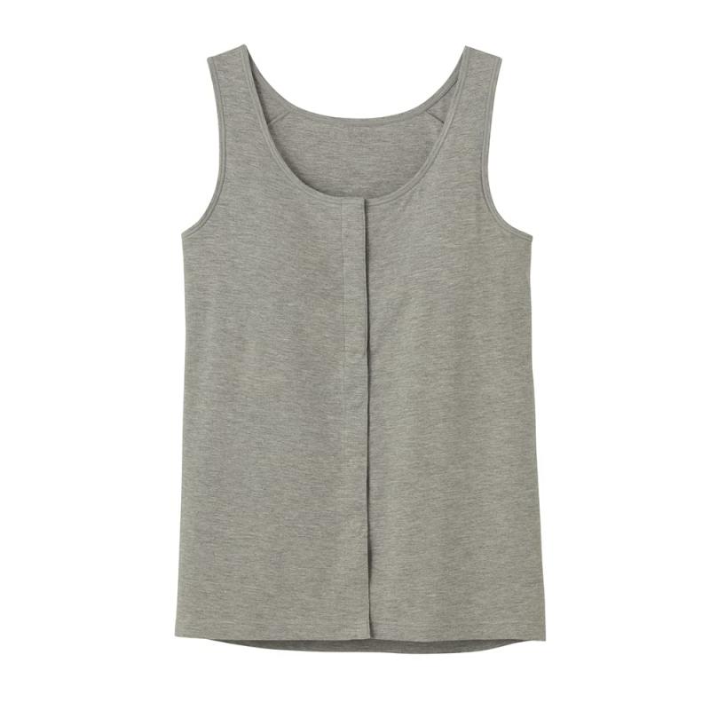 [グンゼ] タンクトップ 前あき パッド付 着脱しやすい セルフェア SELfEAR CI4058【SELFEAR(セルフェア)】私のカラダをいたわるセルフケア発想の「セルフウェア」エイジレスで色んなシーンに使いやすい前開きタンクトップ。着...