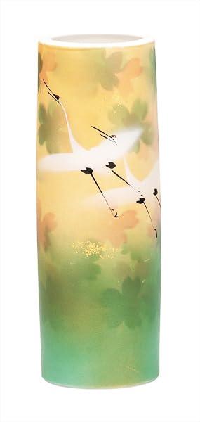 九谷焼いわたや 8号花瓶・金箔花群鶴 K9-1341サイズ:径8.3×高24.5cm素材・材質:磁器生産国:日本化粧箱入