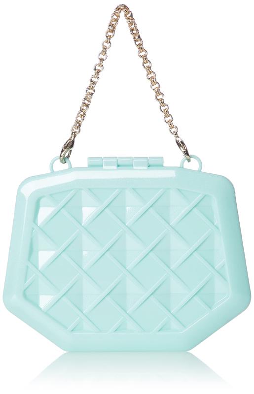 [エー・エル・アイ] 抗菌マスクケース Little felicityタテ10cmxヨコ13cmxマチ1cmハンドストラップ付き(全長16cm)ミラー付き