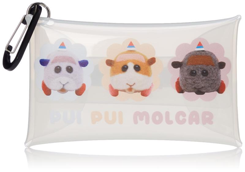 [Marimocraft] PUIPUIモルカー パスケース 定期入れ 小物入れ クリアマルチケース Sサイズ レディース メンズ 高校生 中学生 キャラクター 可愛い puipuimolcar0004全長 タテ11cmxヨコ6cmxマチ2...