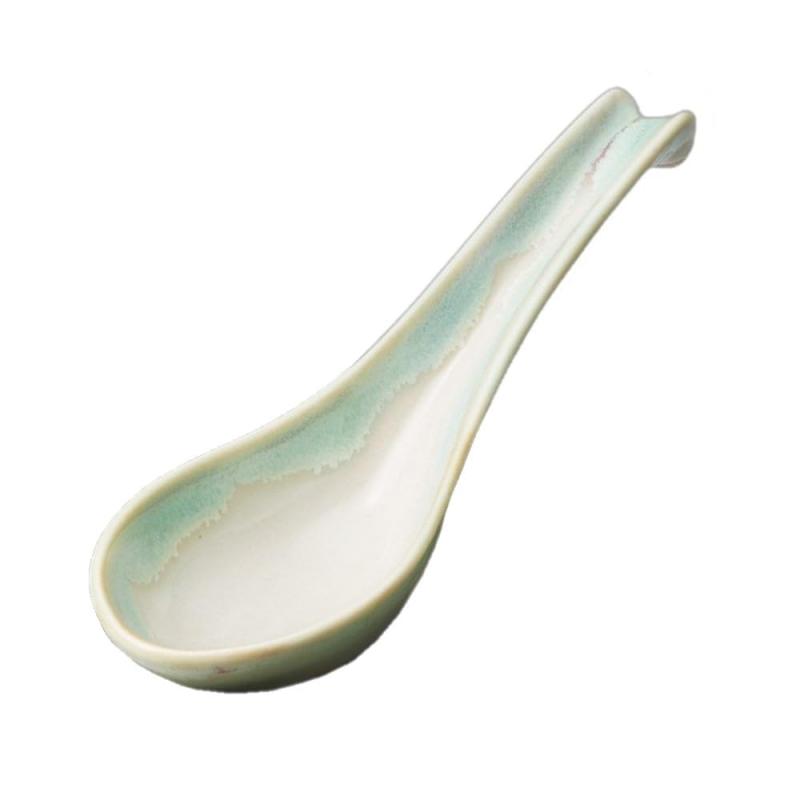 緑水レンゲ（小） [ 15.5×4.5cm ] | レンゲ |[ 15.5×4.5cm ] 陶磁器