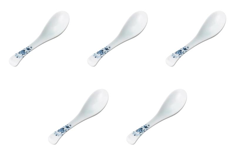 5個セット 福レンゲ [ 17.5×4.5×3.8cm ] | 中華レンゲ セトモノホンポ(Setomonohonpo)各[ 17.5×4.5×3.8cm ] 萬古焼 直火