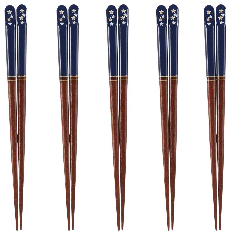 J-kitchens 箸 5膳 セット 素材：木材 箸 PID6027 お箸 日本製サイズ：約 18cm素材：木材