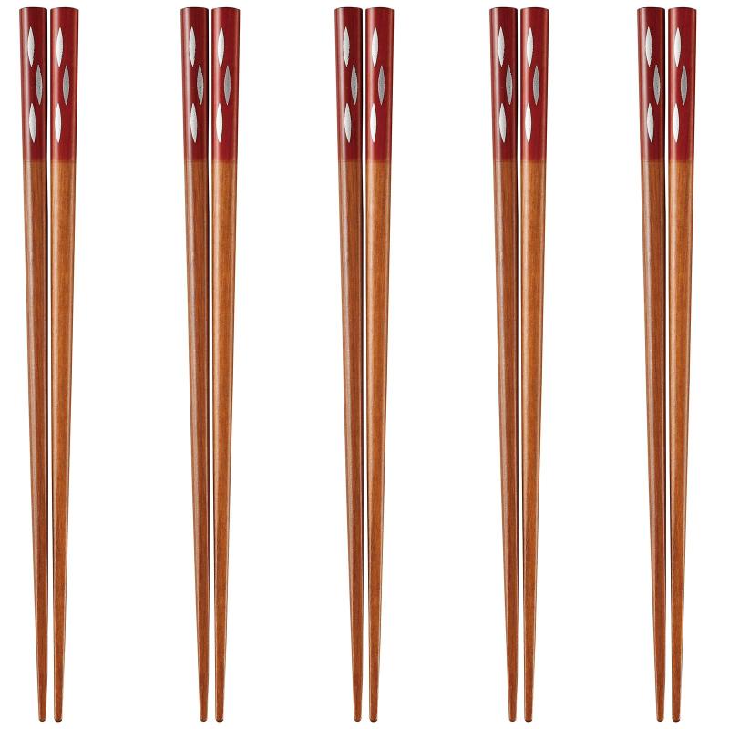 J-kitchens 箸 5膳 セット 素材：木材 箸 PID7451 お箸 日本製サイズ：約 21cm素材：木材