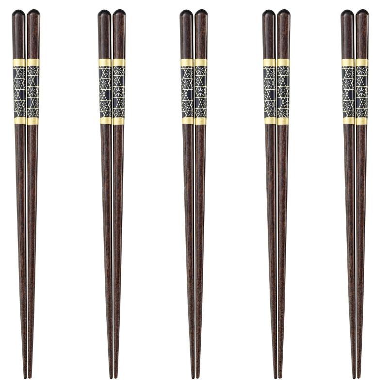 J-kitchens 箸 5膳 セット 素材：木材 箸 食洗機対応 PID4344 お箸 日本製サイズ：約 23cm素材：木材食洗機対応