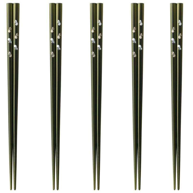 J-kitchens 箸 5膳 セット 素材：木材 箸 PID1816 お箸 日本製サイズ：約 23cm素材：木材