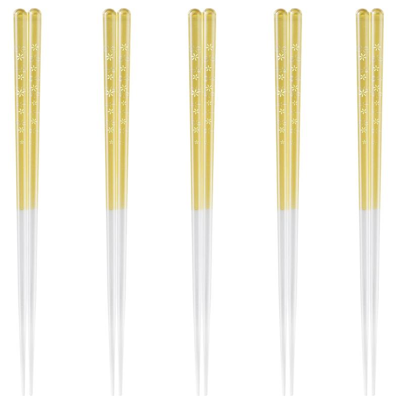 J-kitchens 箸 5膳 セット 素材：AS樹脂 箸 食洗機対応 PID1749 お箸 日本製サイズ：約 23cm素材：AS樹脂食洗機対応