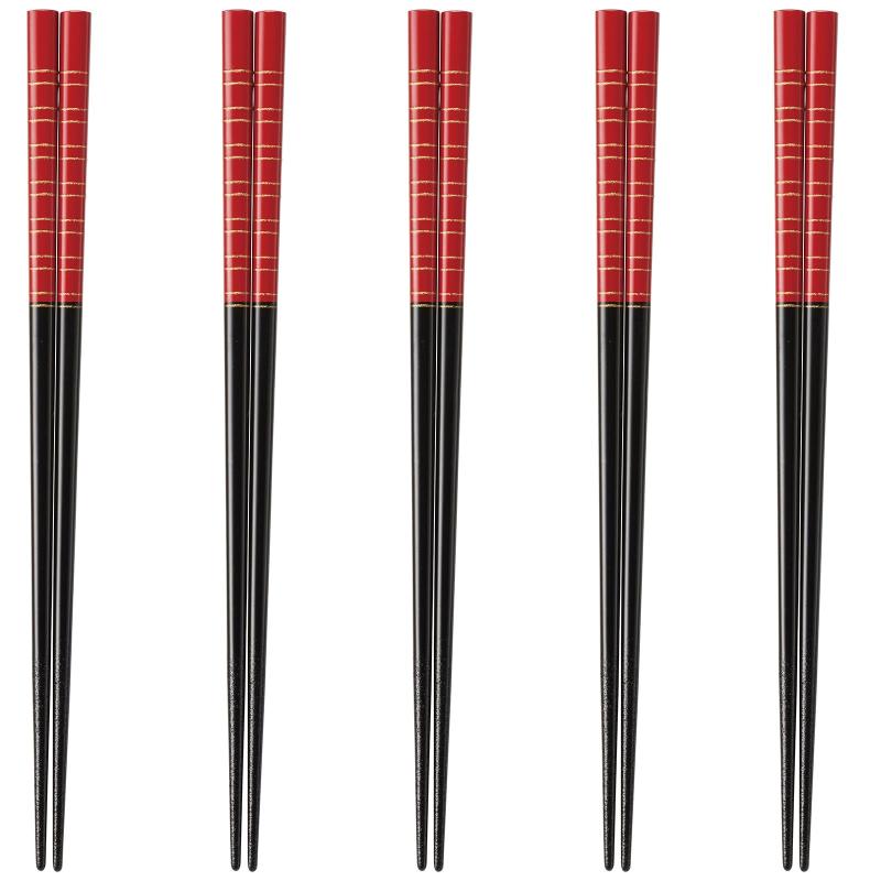 J-kitchens 箸 5膳 セット 素材：木材 箸 PID8007 お箸 日本製サイズ：約 21cm素材：木材