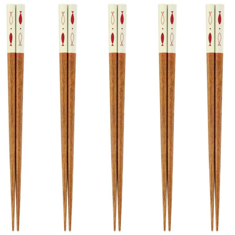 J-kitchens 箸 5膳 セット 素材：木材 箸 PID7772 お箸 日本製サイズ：約 21cm素材：木材