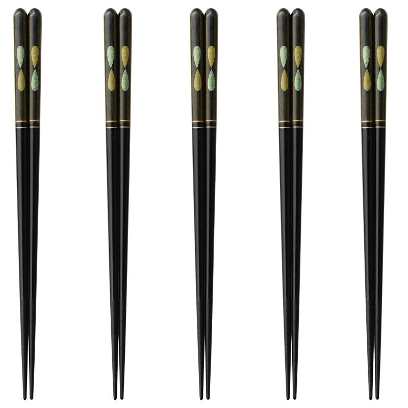 J-kitchens 箸 5膳 セット 素材：木材 箸 食洗機対応 PID4795 お箸 日本製サイズ：約 23cm素材：木材食洗機対応