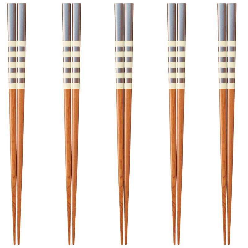 J-kitchens 箸 5膳 セット 素材：木材 箸 PID0352 お箸 日本製サイズ：約 23cm素材：木材