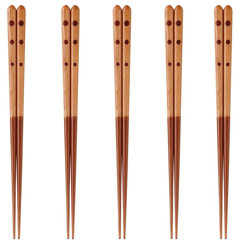 J-kitchens 箸 5膳 セット 素材：木材 箸 食洗機対応 PID4610 お箸 日本製サイズ：約 23cm素材：木材食洗機対応