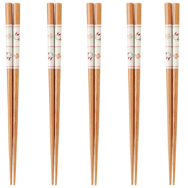 J-kitchens 箸 5膳 セット 素材：木材 箸 PID6249 お箸 日本製サイズ：約 20.5cm素材：木材