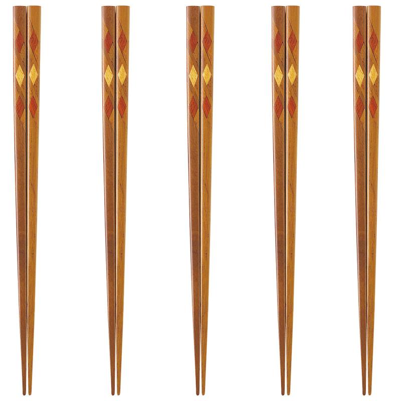 J-kitchens 箸 5膳 セット 素材：木材 箸 PID1175 お箸 日本製サイズ：約 23cm素材：木材