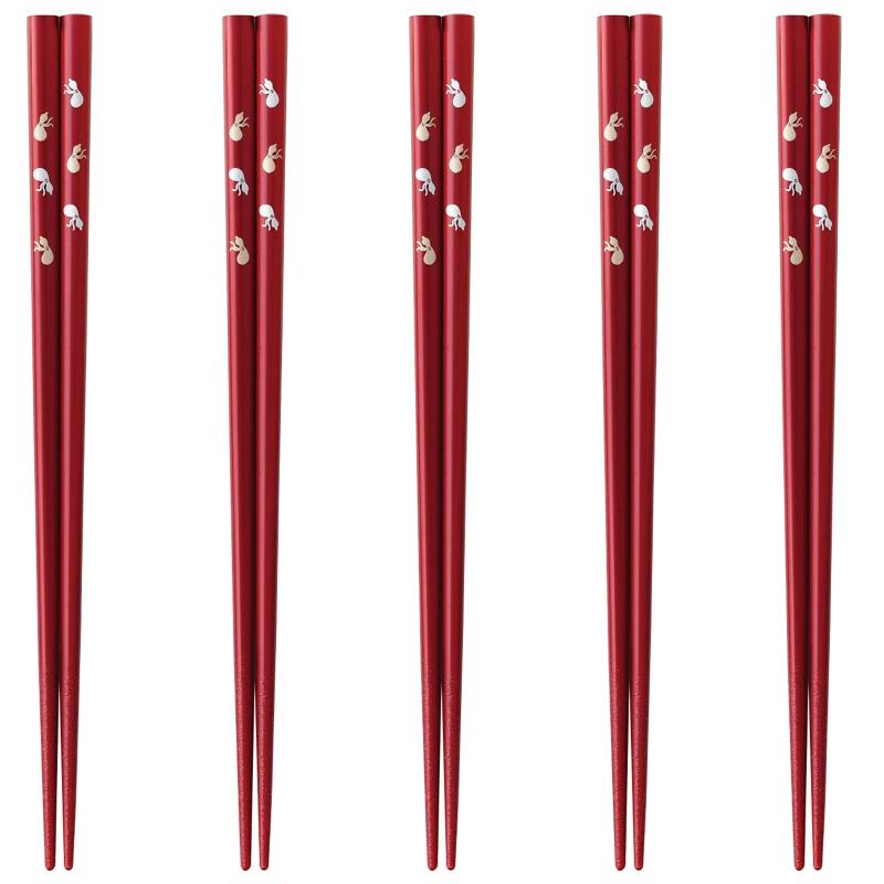 J-kitchens 箸 5膳 セット 素材：木材 箸 PID8298 お箸 日本製サイズ：約 21cm素材：木材