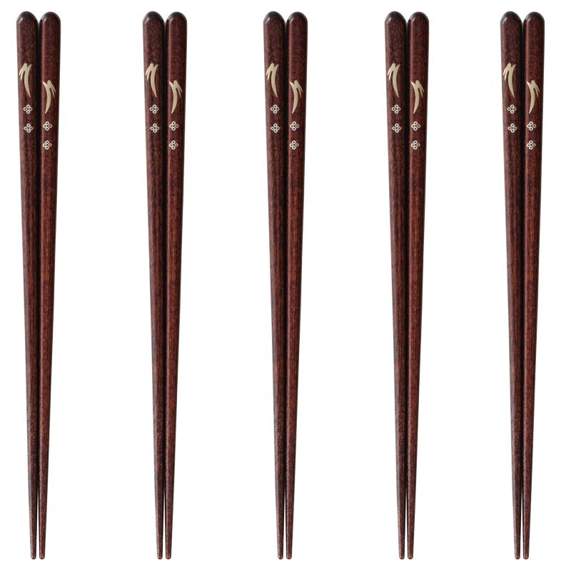 J-kitchens 箸 5膳 セット 素材：木材 箸 食洗機対応 PID5235 お箸 日本製サイズ：約 23cm素材：木材食洗機対応