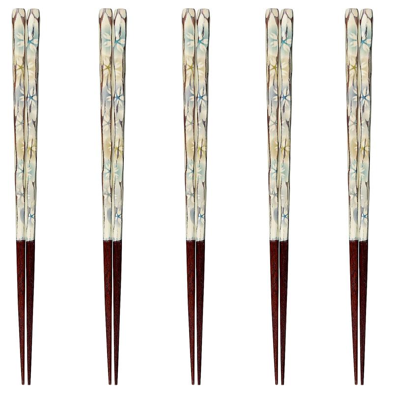 J-kitchens 幸せ箸 5膳 セット 素材：木材 箸 お箸 日本製 PID3640サイズ：約 23cm素材：木材職人が、一膳ずつ丁寧に仕上げた「幸せ箸」。手にする人の暮らしに幸せが訪れ、その幸せが食卓から広がっていくように——そんな想...