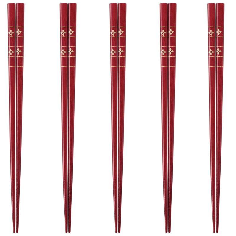 J-kitchens 和食箸 和心 5膳 セット 素材：木材 箸 お箸 日本製 PID590531サイズ：約 21cm素材：木材