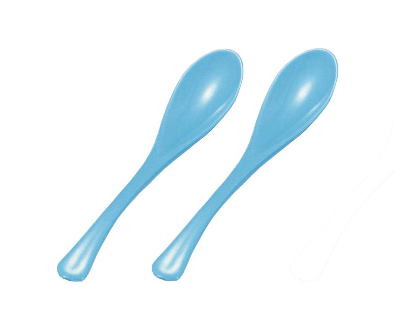 若泉漆器 割烹漆器 スカイブルーかゆスプーン 5本組1-772-3619.5 x 3.4cm非常に耐久性があり、衝撃に強い素材です。