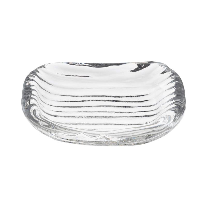 青山硝子 ガラス 楕円 小皿 豆皿