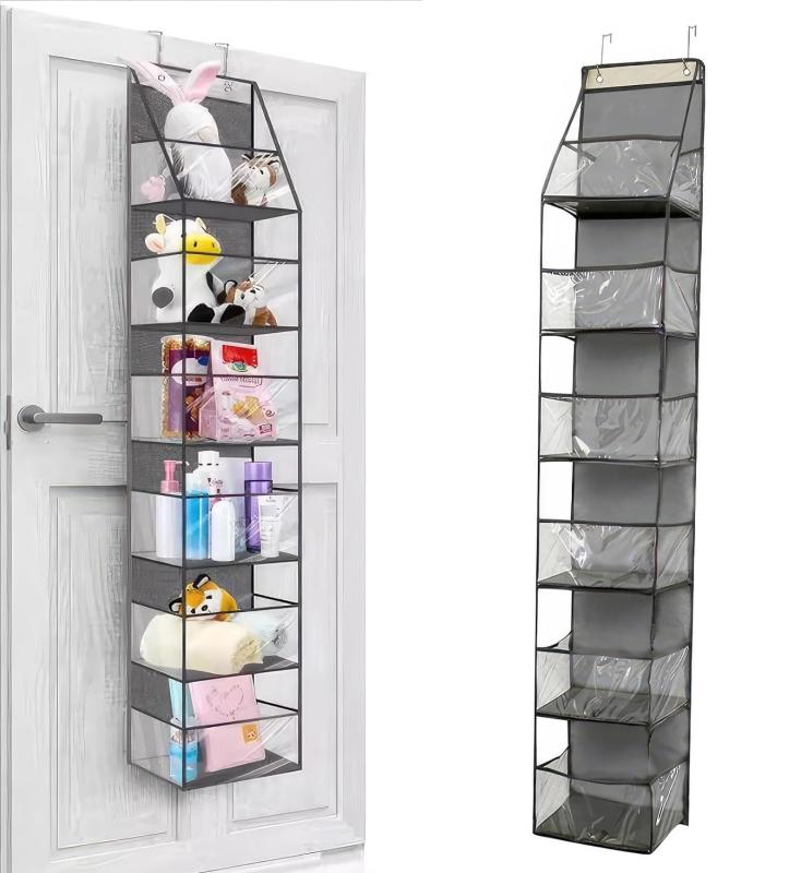 himsyuden ウォールポケット 6段 バッグ収納 ドア掛けポケット ぬいぐるみ カバン収納 壁掛け収納ポケット 帽子収納 下着 書類 漫画 おもちゃ タオル収納 日常雑貨 収納 壁掛け クローゼット収