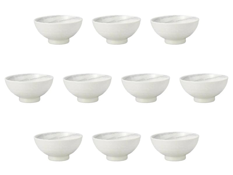 10個セット 白雪6.5めん丼 [ 19.6×9.5cm ] | 多用丼 セトモノホンポ(Setomonohonpo)各[ 19.6×9.5cm ]