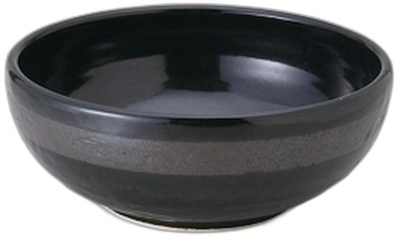 黒銀彩7.0ボール [ 22 x 22 x 8.5cm ] | 中鉢 セトモノホンポ(Setomonohonpo)[ 22 x 22 x 8.5cm ]